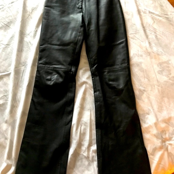 Cache | Pants & Jumpsuits | Cache Buttery Soft Dark Chocolate Leather ...